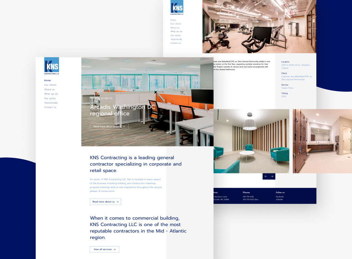 WordPress Website for a Commercial General Contractor