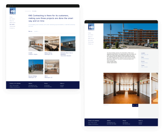 WordPress Website for a Commercial General Contractor