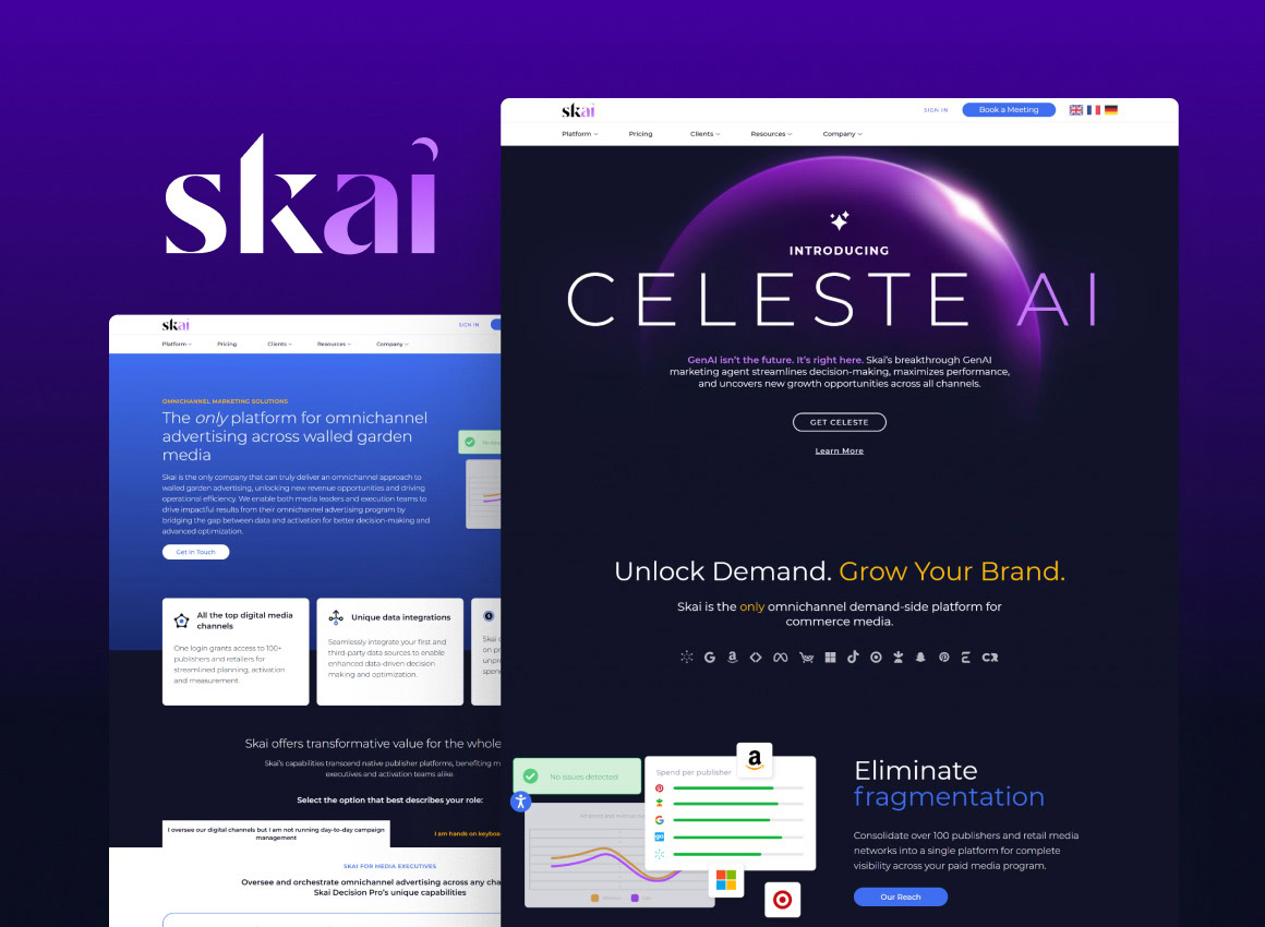 Skai.io: AdTech Website Development & Conversion Optimization